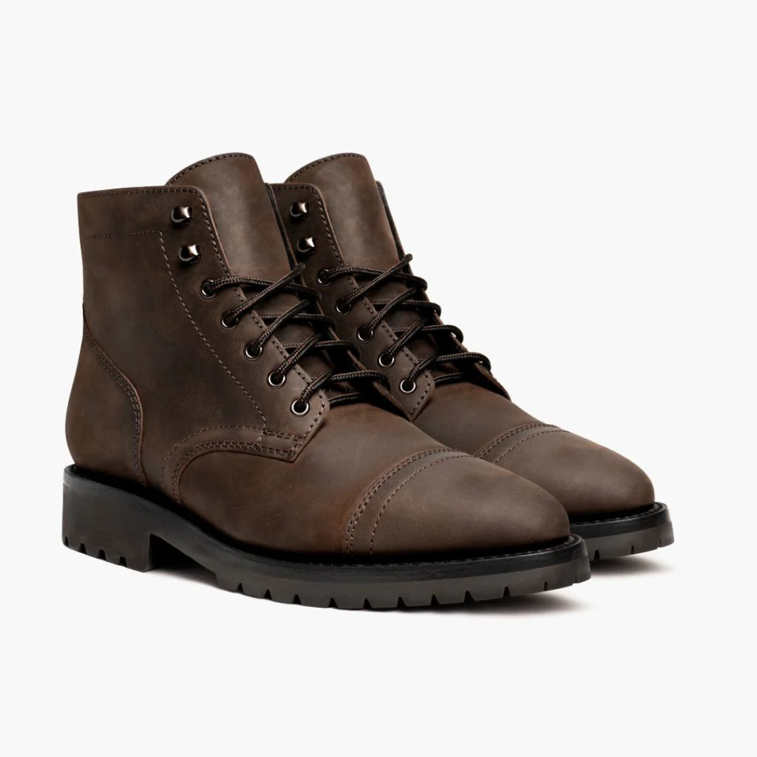 Botas de homem em pele com alta durabilidade e estilo moderno. – 🇵🇹Novo ...